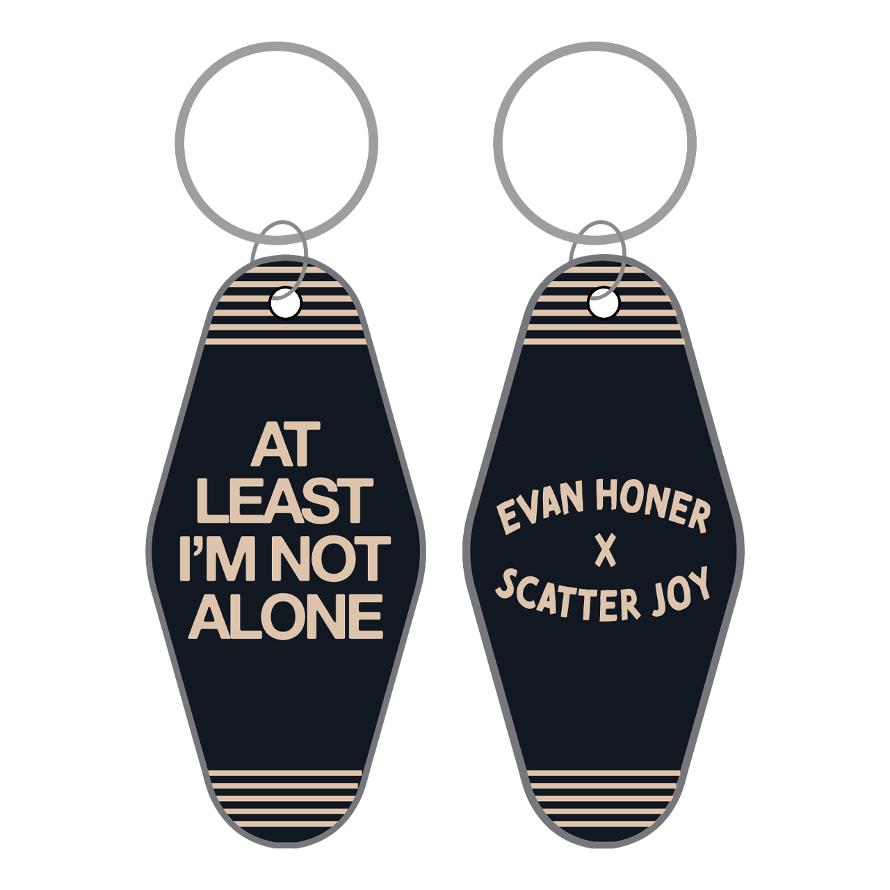 2025 Not Alone Motel Keychain - Evan Honer Official Merchandise